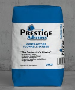 Prestige Flowable Screed - Prestige Adhesives